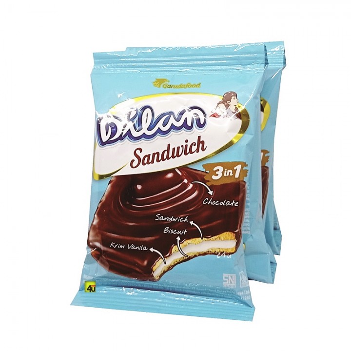 Mekar Mart - DILAN SANDWICH PACK S'20/COKLAT*8