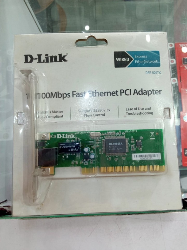 Rex Computer - LAN Card Dlink DFE-520TX Fast ethernet PCI Adapter