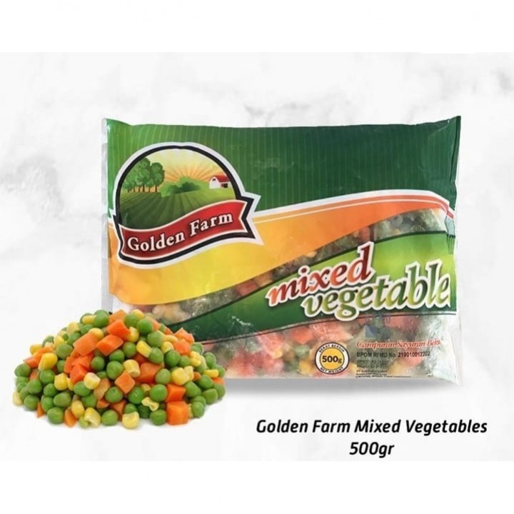FANIA Baby and Kids Shop - VEGETABLE FROZEN GOLDEN FARM SAYURAN MIX 500GR