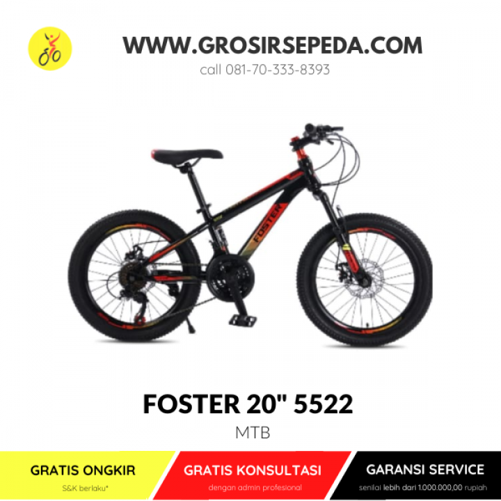 GROSIRSEPEDA.com - FOSTER MTB 20 5522