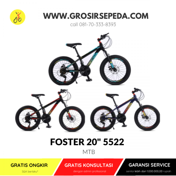 GROSIRSEPEDA.com - FOSTER MTB 20 5522
