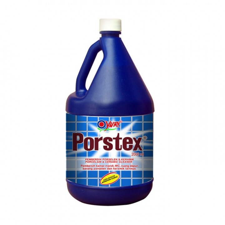 Mekar Mart - YURI PORTEX 2000ML/BIRU*6