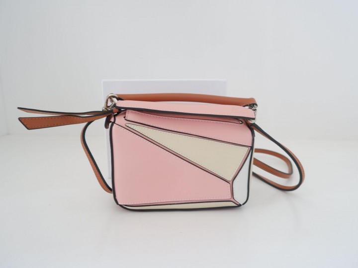 Branded Outlet - LOEWE MINI PUZZLE COLORBLOCK BAG IN CLASSIC CALFSKIN
