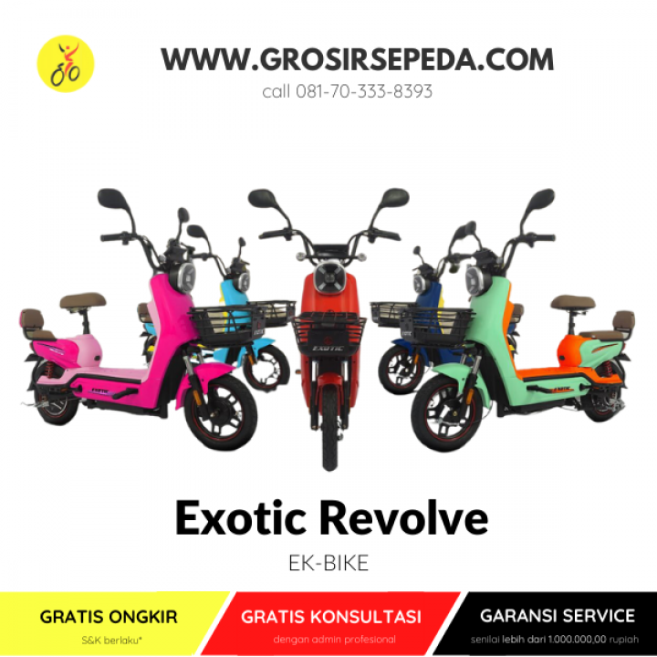GROSIRSEPEDA.com - SEPEDA LISTRIK EXOTIC REVOLVE