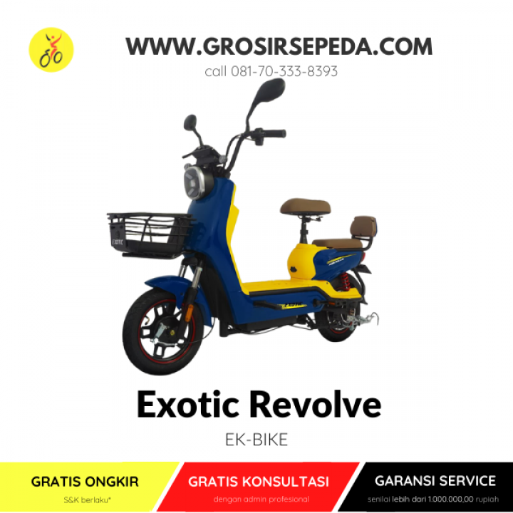 GROSIRSEPEDA.com - SEPEDA LISTRIK EXOTIC REVOLVE