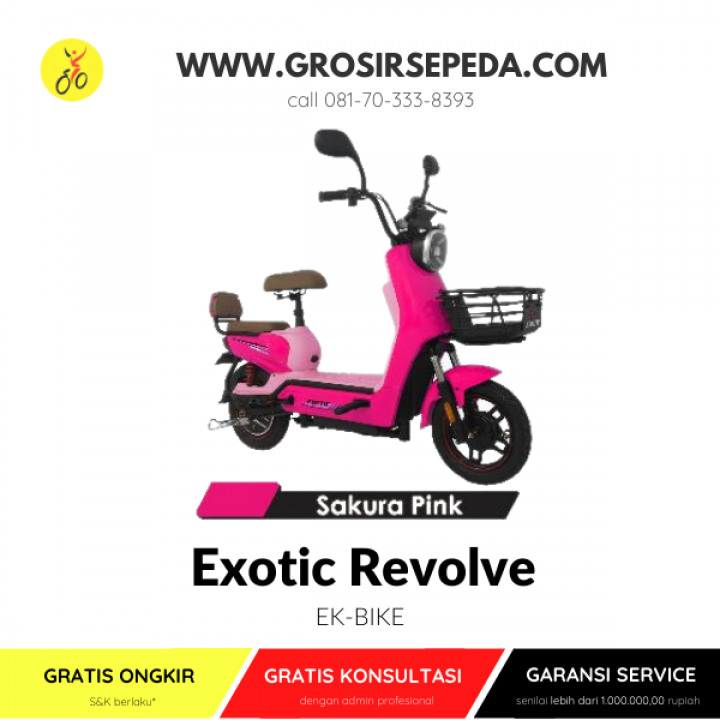 GROSIRSEPEDA.com - SEPEDA LISTRIK EXOTIC REVOLVE