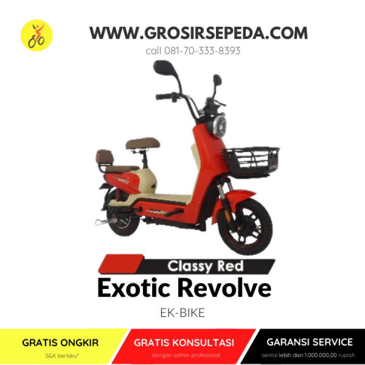 GROSIRSEPEDA.com - SEPEDA LISTRIK EXOTIC REVOLVE