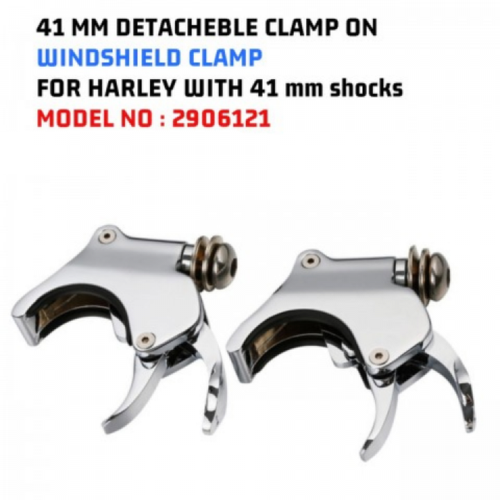 Budung Cycles - 41 MM DETACHEBLE CLAMP ON windshield 2906121