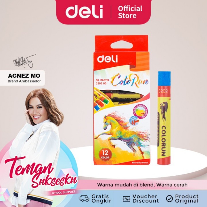 Primapulsa Payment - Deli Oil Pastel Crayon 12 Warna kualitas tinggi ...
