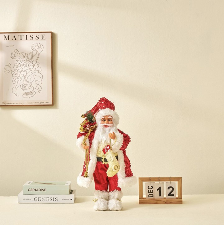 www.yeraya.com - Boneka Santa Berdiri Navidad Classic 30cm