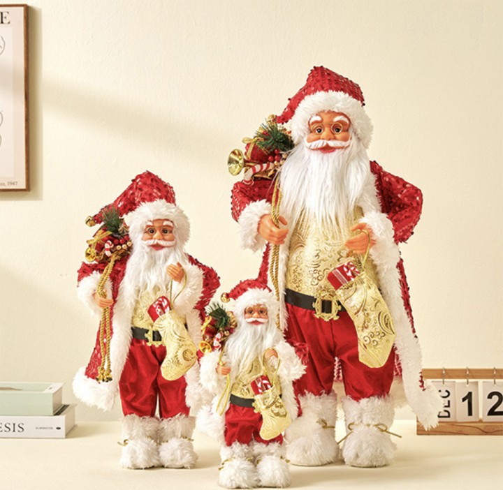www.yeraya.com - Boneka Santa Berdiri Navidad Classic 30cm