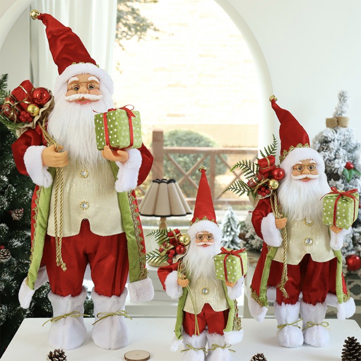 www.yeraya.com - Boneka Santa Berdiri Navidad Classic 30cm