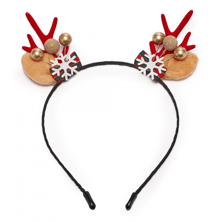 www.yeraya.com - Aksesoris Bando Natal Model Slim / Tanduk Merah Frozen