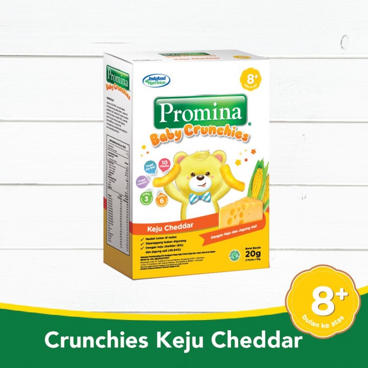 FANIA Baby and Kid's Shop - PROMINA BABY CRUNCHIES KEJU CHEDDAR DAN ...