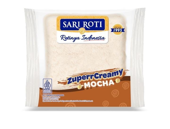 Frozzie Frozen Food Magelang - Sariroti Sandwich Zuper Creamy Mocha