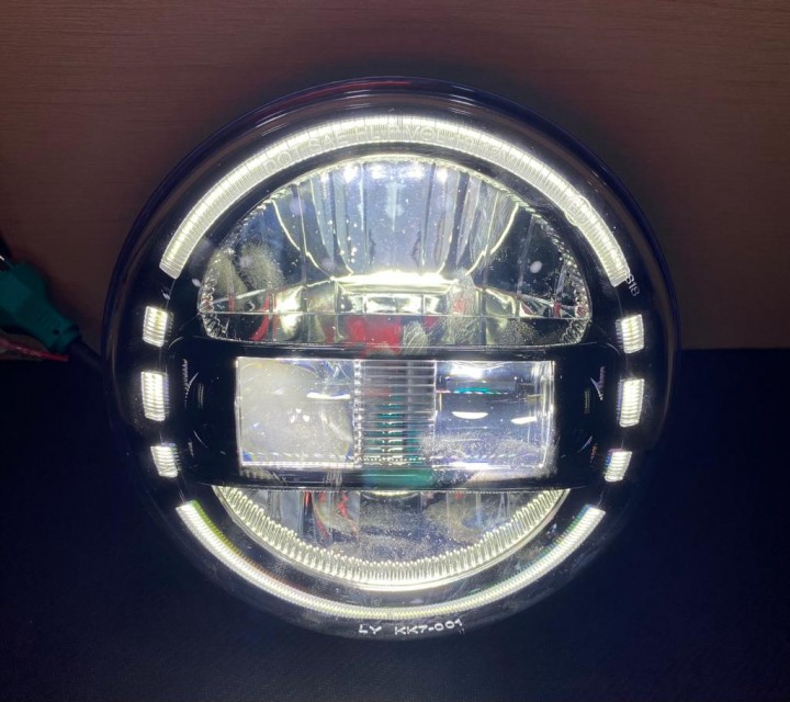 Budung Cycles - LAMPU DAYMAKER HEADLIGHT 7 INCH HARLEY TOURING HL 032 BK