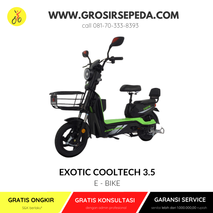 GROSIRSEPEDA.com - SEPEDA LISTRIK EXOTIC COOLTECH 3.5