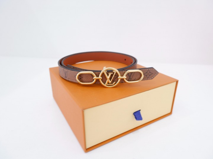 Branded Outlet - LOUIS VUITTON CIRCLE PRIME 20mm REVERSIBLE BELT