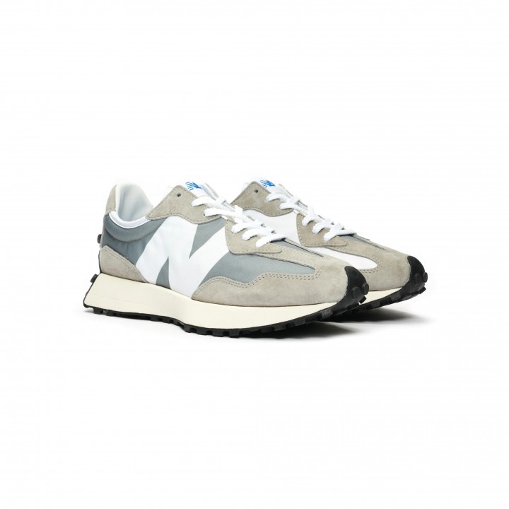 FOUR KICKS STORE - (LL) NEW BALANCE 327 GREY WHITE MENS (MS327LAB) 10%