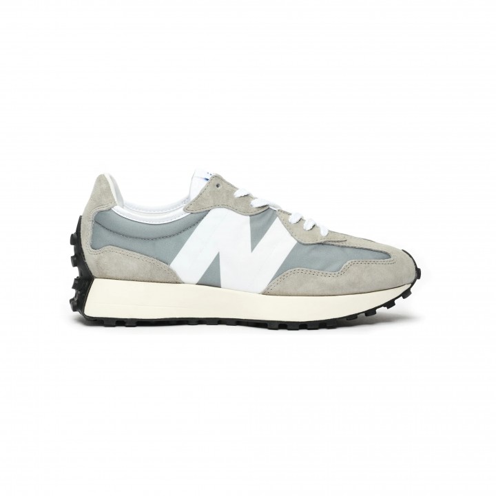 FOUR KICKS STORE - (LL) NEW BALANCE 327 GREY WHITE MENS (MS327LAB) 10%