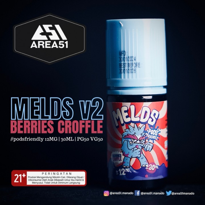 Area51 Katamso - MELDS V2 PF - BERRY CROFFLE 30ML
