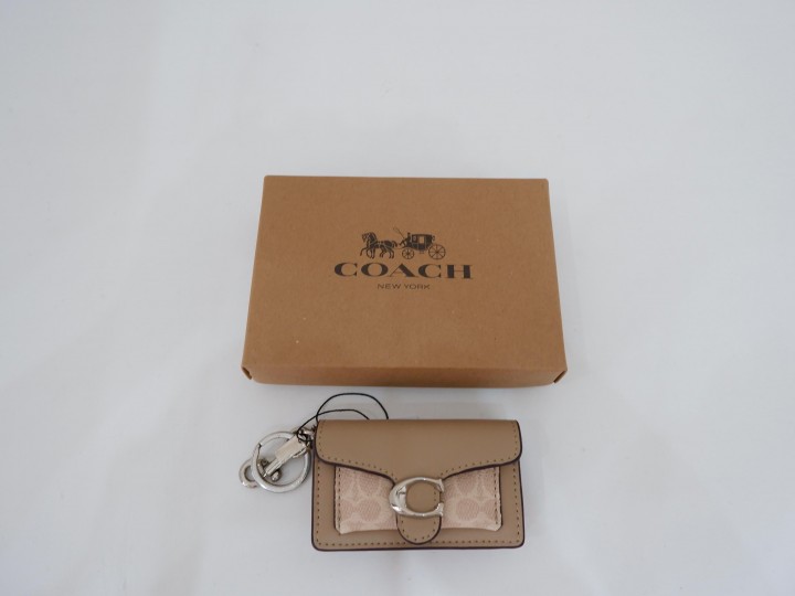 Branded Outlet - COACH MINI TABBY BAG CHARM IN SIGNATURE CANVAS