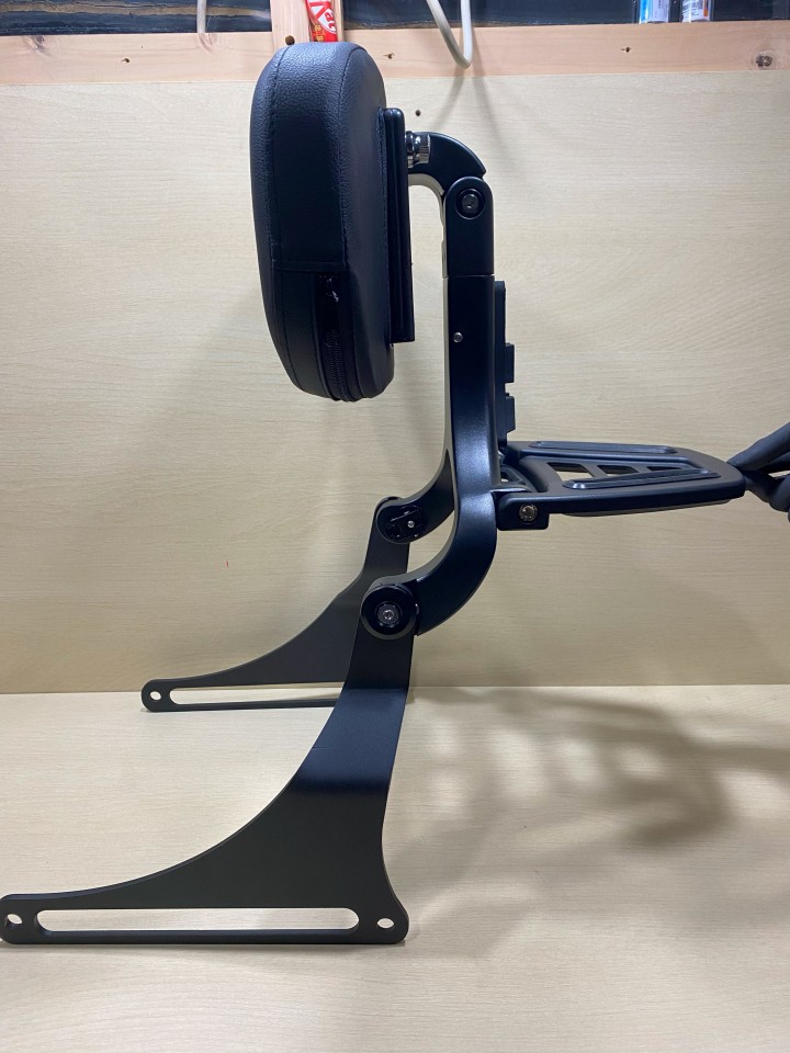 Budung Cycles - ADJUSTABLE BACKREST HARLEY FATBOY 2018 - 2021 BREAKOUT ...