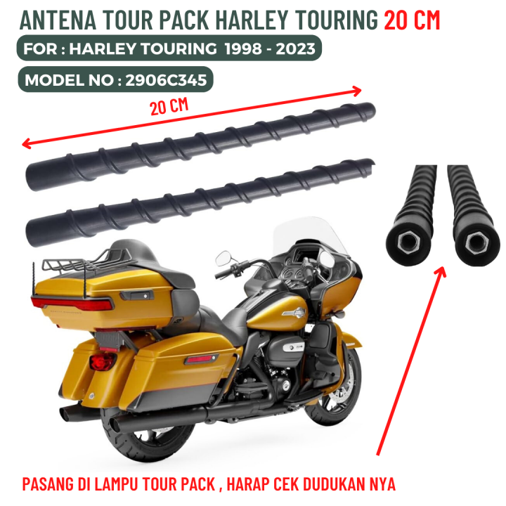 Budung Cycles - ANTENA TOUR PACK 20 CM HARLEY TOURING 1998 - 2023 2906C345