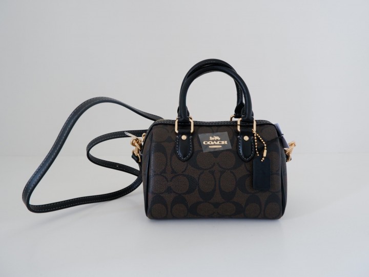 Branded Outlet - COACH MINI ROWAN CROSSBODY IN SIGNATURE CANVAS