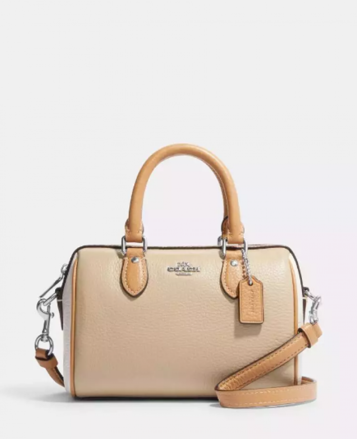 Branded Outlet - COACH MINI ROWAN CROSSBODY IN COLORBLOCK