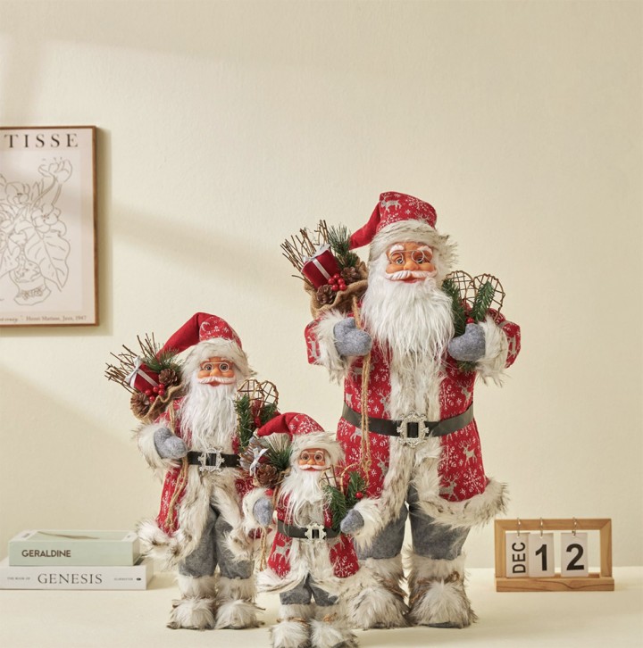 www.yeraya.com - Boneka Santa Berdiri Navidad Classic 30cm