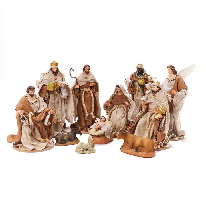 www.yeraya.com - Patung Set Natal Premium Fabric 25cm