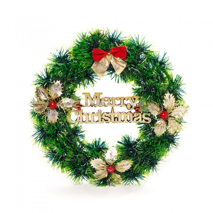 www.yeraya.com - Hiasan Krans Natal Tinsel Full Aksesoris 25cm / Merry ...