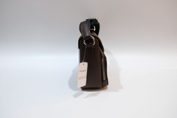 Ready Then Sold - New Coach CT834 Sullivan Flap Jacquard Oak Maple