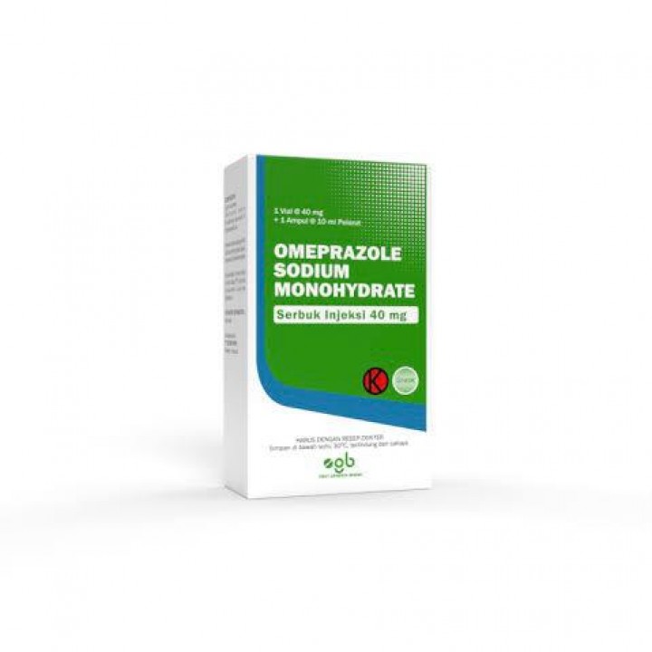 Dianti Farma - OMEPRAZOLE Bernofarm Serbuk Injeksi 40mg (per Vial)