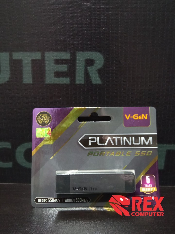 Rex Computer - SSD PORTABLE VGEN 1TB USB 3.0 & TYPE C