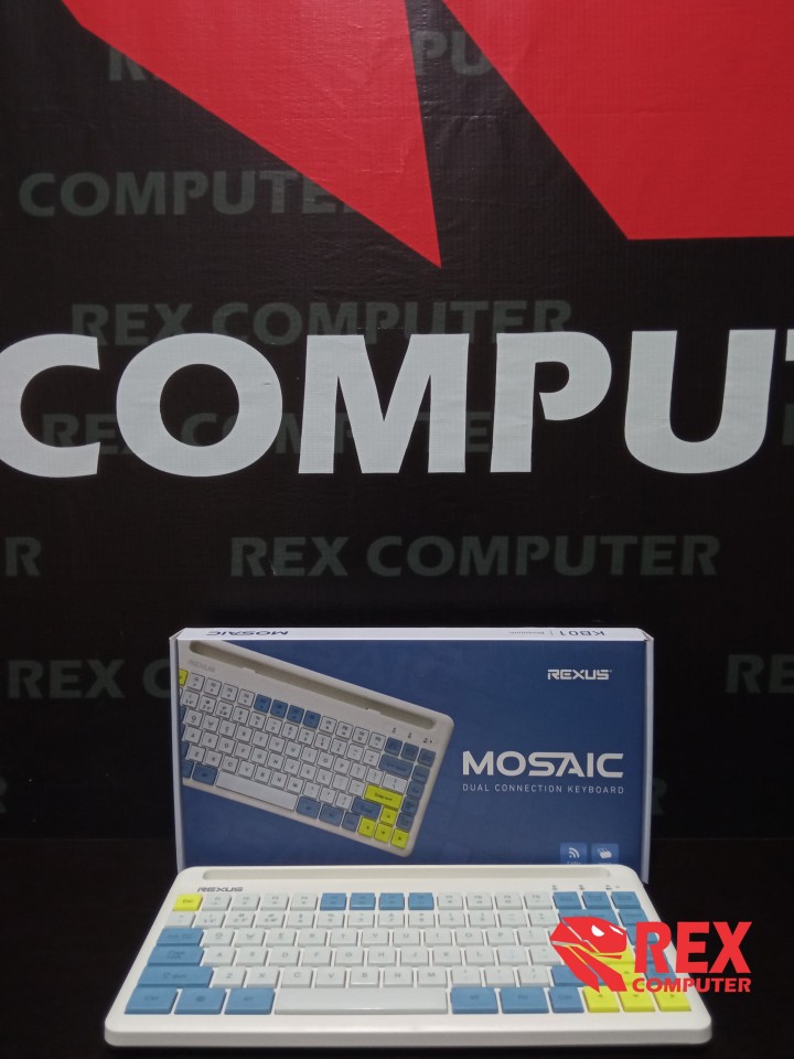Rex Computer - KEYBOARD WIRELLESS BLUETOOTH REXUS MOSAIC KB01