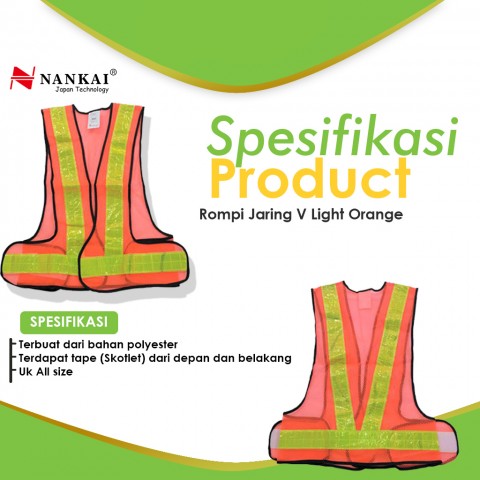 Nankai Tools - ROMPI JARING V LIGHT ORANGE