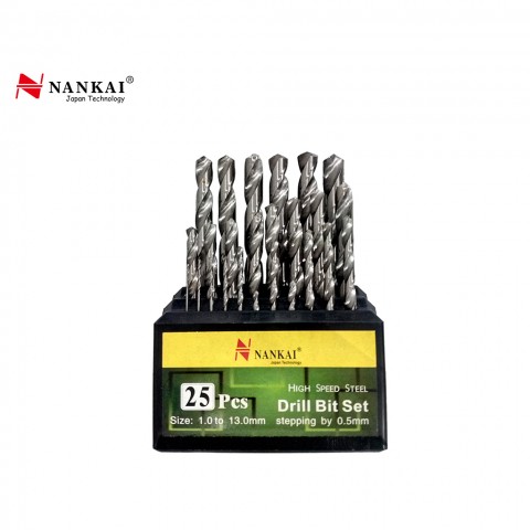 Nankai Tools - MATA BOR HSS 25 PC 1 MM - 13 MM