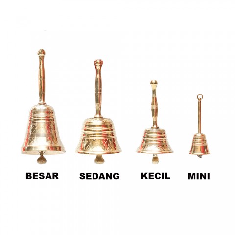 www.yeraya.com - Bel Tangan Classic Kuningan