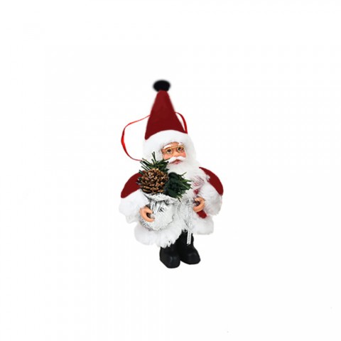 www.yeraya.com - Boneka Santa Berdiri Membawa Karung Hadiah 15cm