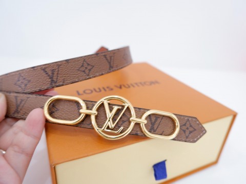 Branded Outlet - LOUIS VUITTON CIRCLE PRIME 20mm REVERSIBLE BELT