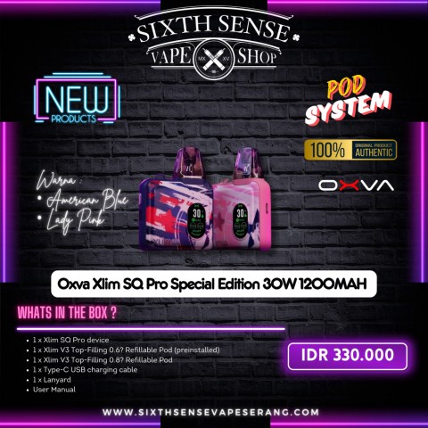 Sixthsensevape - Oxva Xlim SQ Pro Special Edition 30W 1200Mah