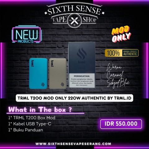 Sixthsensevape - TRML T200 New Colour Mod Only 220W by Trml.id