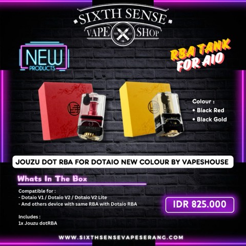 Sixthsensevape - Jouzu Dot RBA for DotAio New Colour By Vapeshouse