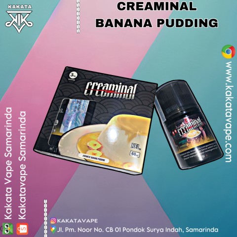 KAKATAVAPE - CREAMINAL : JAPANESE BANANA PUDDING 60ML 2025