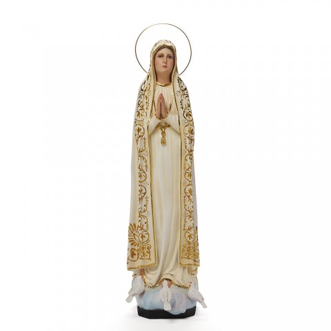 www.yeraya.com - Patung Bunda Maria Fatima Kualitas Aura Biasa 60cm