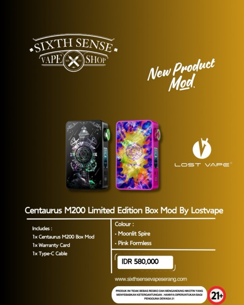 Sixthsensevape - Centaurus M200 Limited Edition Mod 200W By Lostvape
