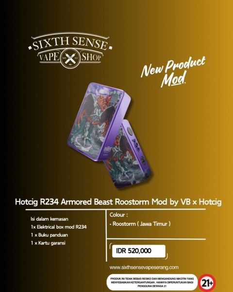 Sixthsensevape - Hotcig R234 Roostrom Jatim Mod by Vb x Hotcig