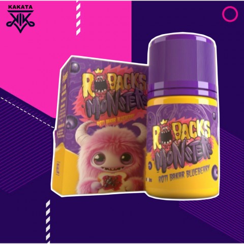 KAKATAVAPE - ROBACKS MONSTER V1 : ROTI BAKAR BLUEBERRY 60ML 2025
